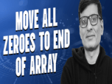 Move All Zeroes To The End Of An Array Geeksforgeeks Videos