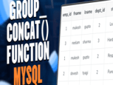 Mysql Group Concat Function Geeksforgeeks Videos