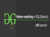 Pattern Matching In Sql Geeksforgeeks Videos