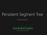 Geeksforgeeks Segment Tree Videos