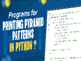 Programs For Printing Pyramid Patterns In Python Geeksforgeeks Videos