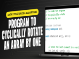 Program To Cyclically Rotate An Array By One Geeksforgeeks Videos
