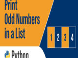 Python Program To Print Odd Numbers In A List Geeksforgeeks Videos