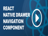 React Native Drawer Navigation Component Geeksforgeeks Videos