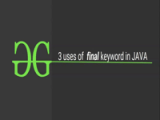 Uses Of Final Keyword Java Programming Geeksforgeeks Videos