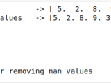 How To Remove Nan Values From A Given Numpy Array Geeksforgeeks