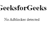 How To Detect Adblocker Using Javascript Geeksforgeeks