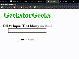 Html Dom Input Text Blur Method Geeksforgeeks