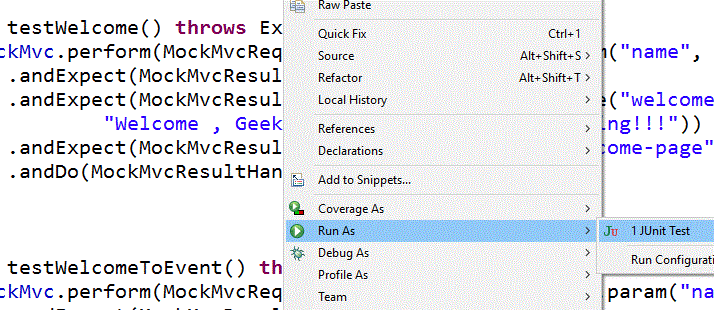 Spring Boot MockMVC Example - GeeksforGeeks