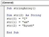 Vba String Array How To Declare And Initialize String Array In Excel Vba