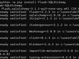 Install Flask Sqlalchemy With Pip Geeksforgeeks
