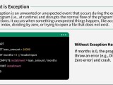 File And Exception Handling In Python Comprehensive Notes Exception
