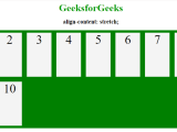 Css Align Content Property Geeksforgeeks