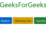 Bootstrap Buttons Geeksforgeeks