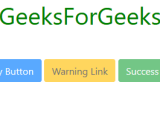 Bootstrap Buttons Geeksforgeeks