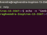 Echo Command In Linux With Examples Geeksforgeeks