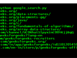 Performing Google Search Using Python Code Geeksforgeeks