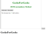Html Dom Importnode Method Geeksforgeeks