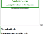 Html Dom Importnode Method Geeksforgeeks