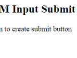 Html Dom Input Submit Object Geeksforgeeks