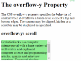 Css Overflow Y Property Geeksforgeeks