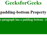 Propriété Css Padding Bottom Stacklima