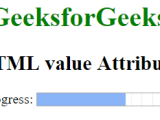 Html Value Attribute Geeksforgeeks