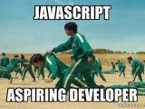 Javascript Aspiring Developer Squid Game Ali Holding Seong Meme Generator