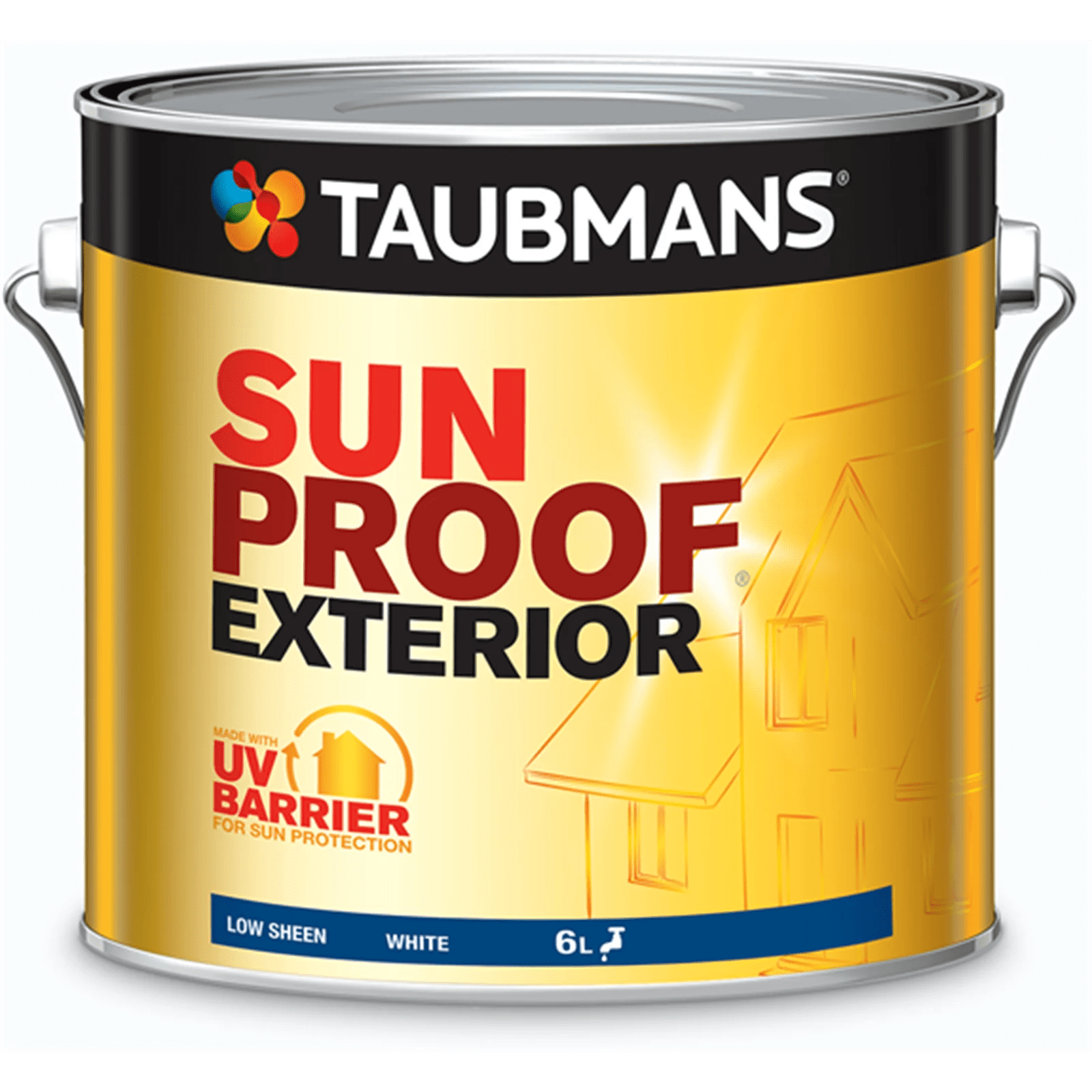 Taubmans Low Sheen White Sunproof Exterior Paint Bunnings Australia