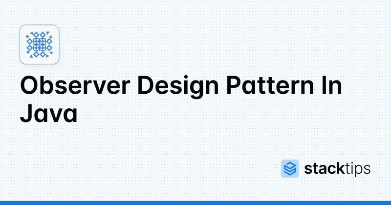 Fillable Online Java Observer Subject Singleton Pattern Stack - Mountain Pattern Collection - 4K Quality