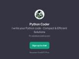 Python Coder Ai Tool For Python Coding Assistance
