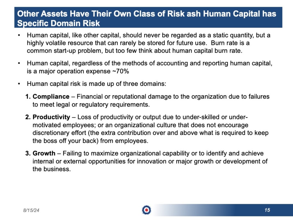 Human Capital Risk - Planning Deck