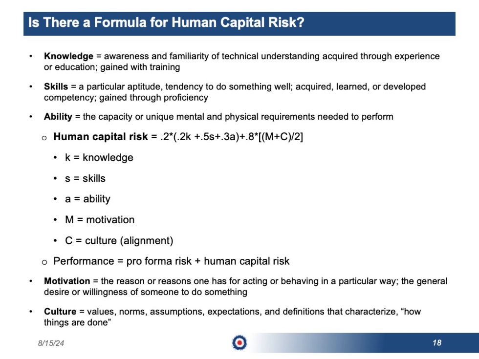 Human Capital Risk - Planning Deck