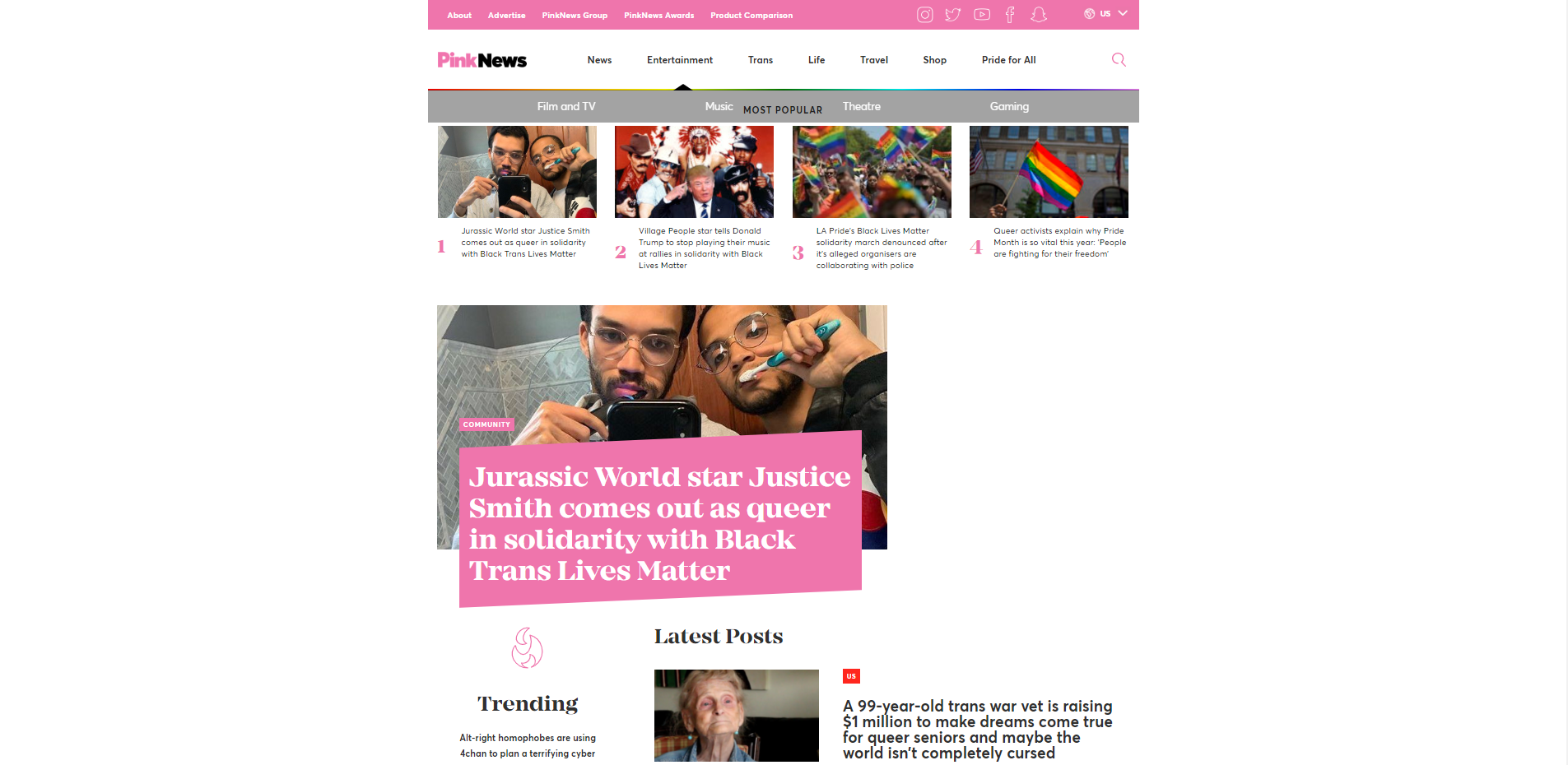 7 LGBTQ+ news sites using their platforms to show solidarity | Beyond ...