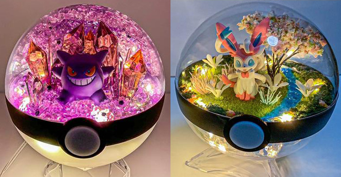 Handmade Pokémon Poké Ball Terrariums - Media Chomp