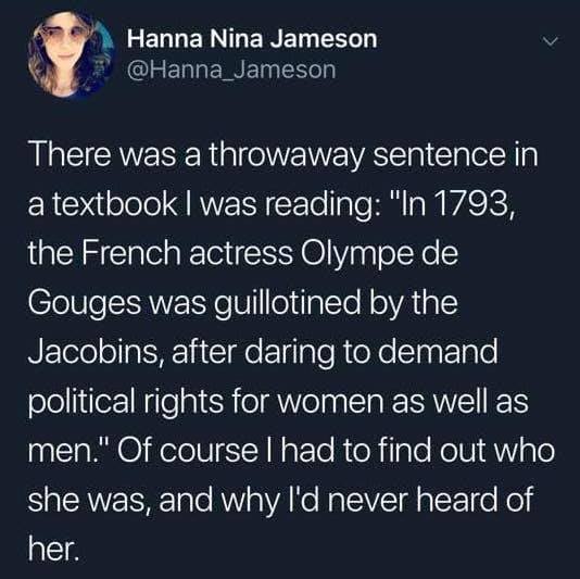 Olympe de Gouges Was Guillotined for Demanding Women's Rights - Media Chomp