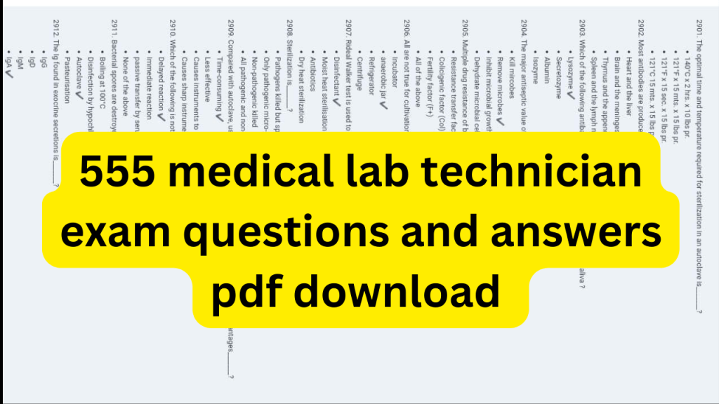 550 Medical Lab Technician Exam Questions And Answers Pdf Download 550-medical-lab-technician-exam-questions-and-answers-pdf-download