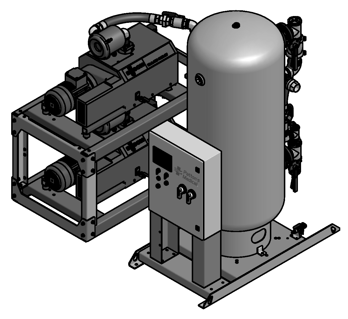 Amico 7.5 HP Duplex Claw Modular v-ccd-d-200p-ss-n-075-ms