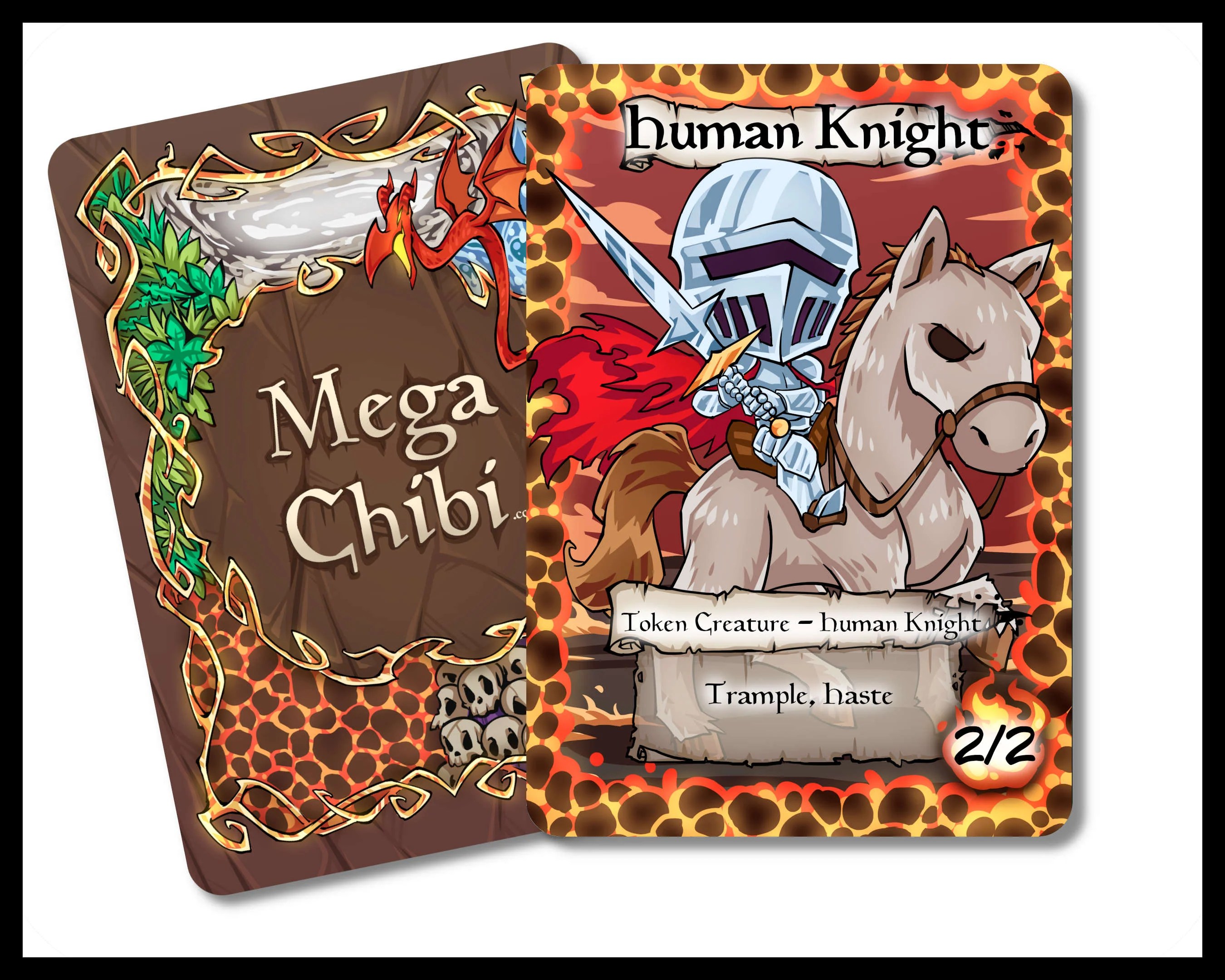 Human Knight 2n2 Trample Haste R Mega Chibi
