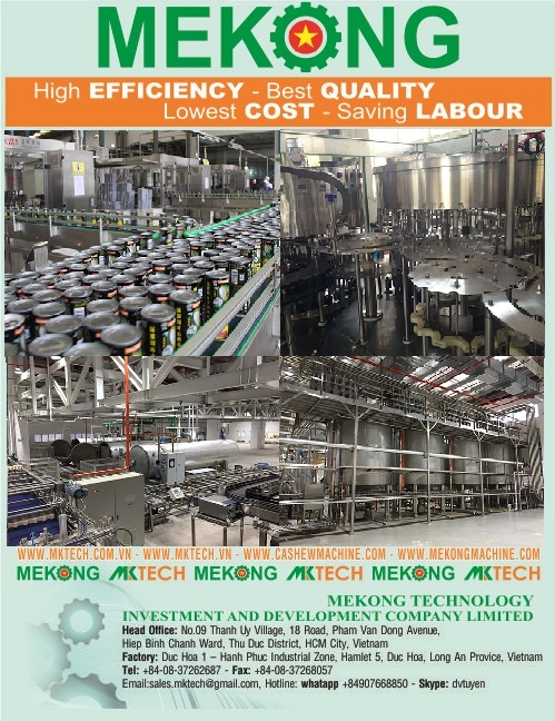 Coconut Water Processing Line - MEKONG TECH GROUP