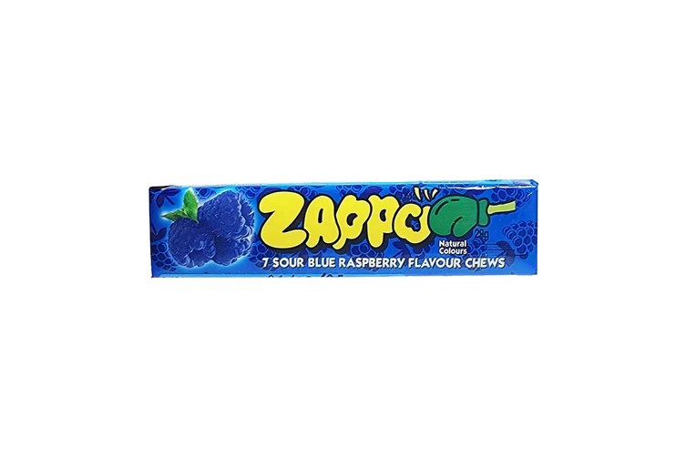 Zappo Sour Blue Raspberry Memory Lane Lolly Co
