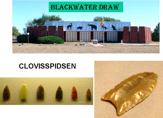 BLACKWATER DRAW (CLOVIS) - MENNESKETS OPRINDELSE