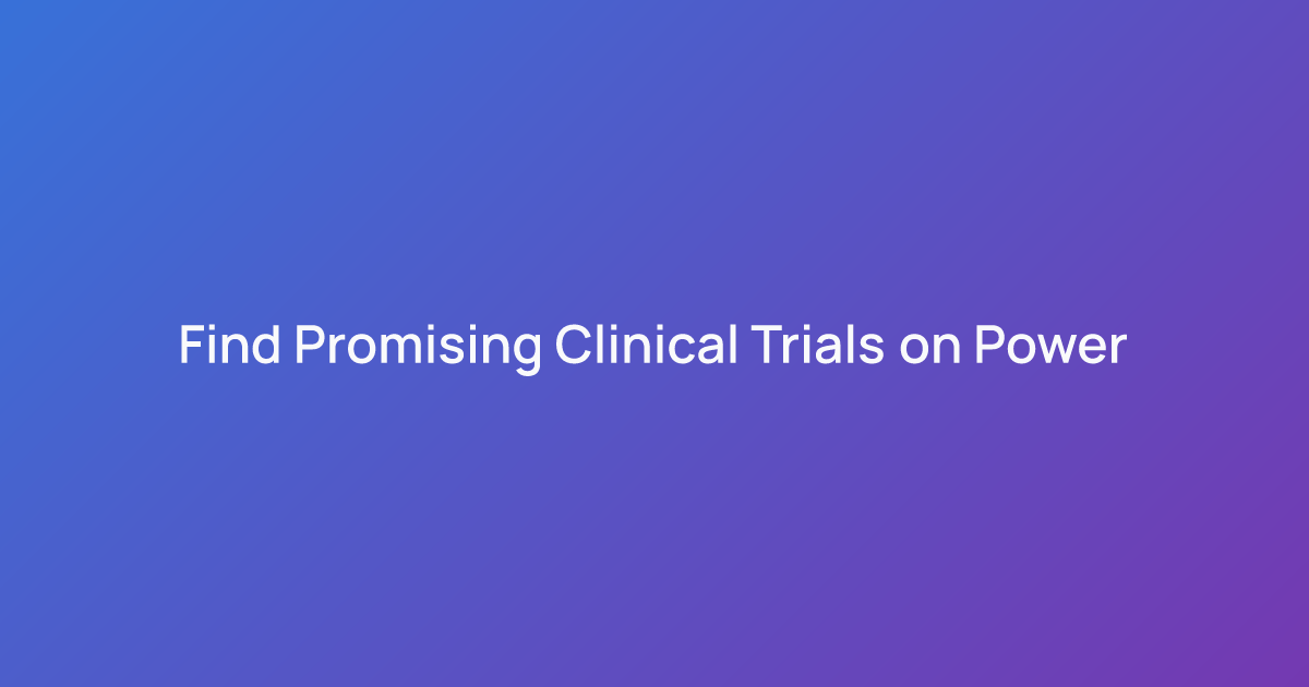 Top Acute Lymphoblastic Leukemia Clinical Trials Power