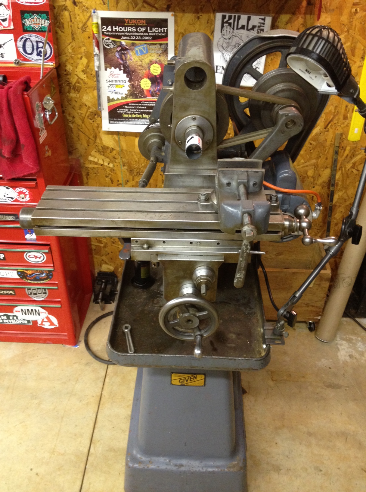 The new-to-me milling machine – Meriwether Cycles