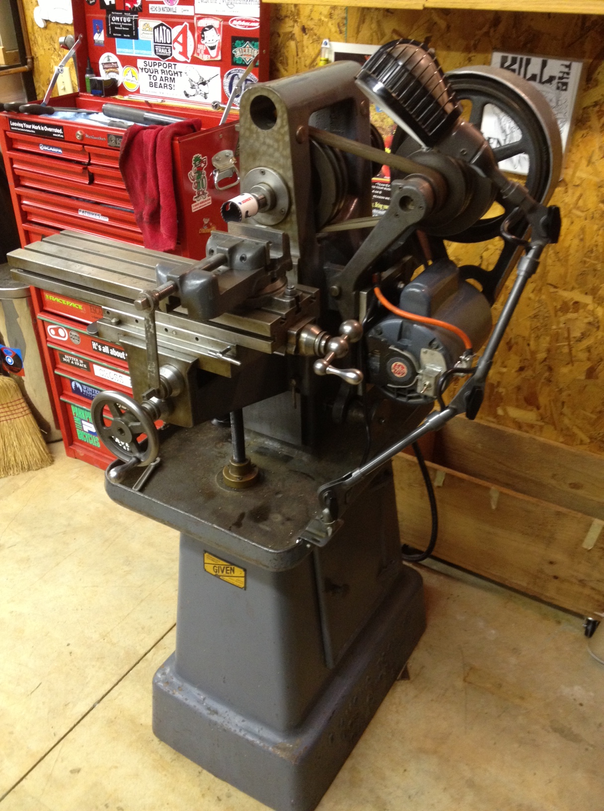 The new-to-me milling machine – Meriwether Cycles