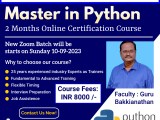 Master In Python 2 Months Online Certification Program