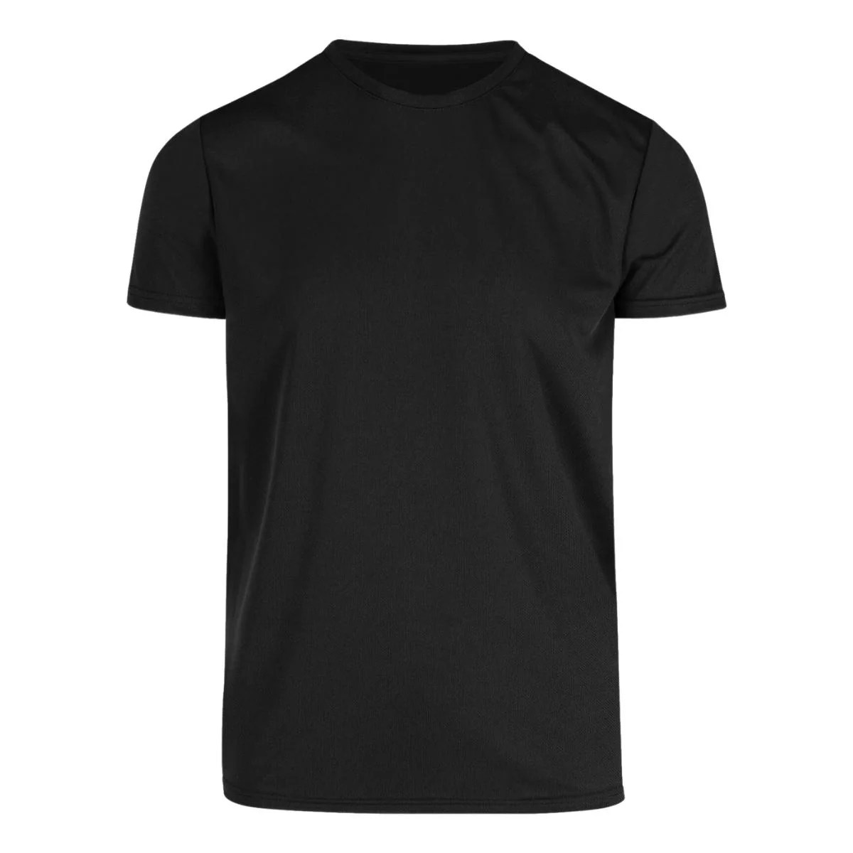 Playera Transpirable Hombre Manga Corta Negra Merx Store