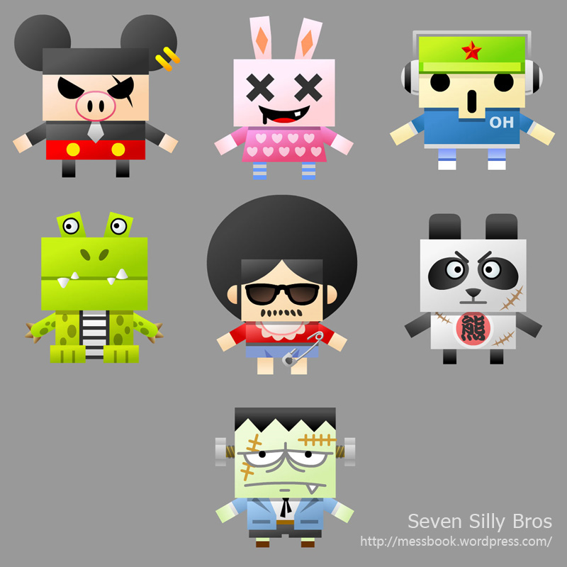 Seven Silly Bros | Mess Book