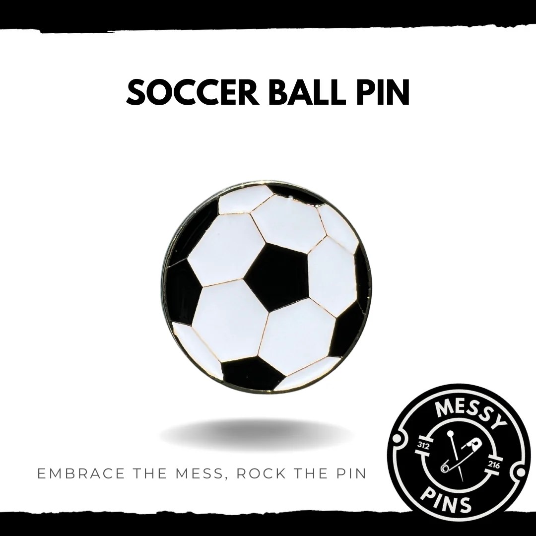 Soccer Ball Pin Messy Pins
