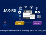 Building Scalable Rest Apis In Java Using Jax Rs And Spring Boot